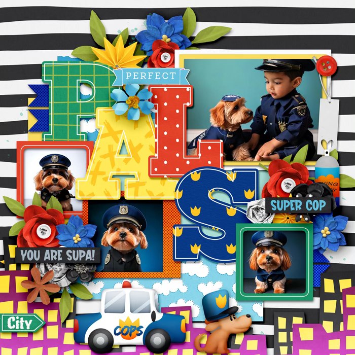 Animated Dream: Dog Cop by Meagan's Creations and WendyP Designs