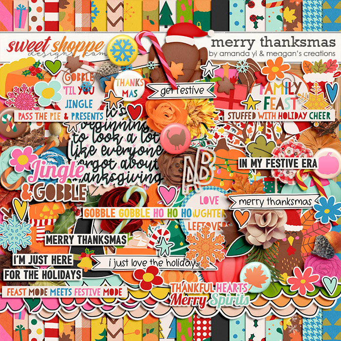 Merry Thanksmas: Collection Bundle by Amanda Yi & Meagan's Creations