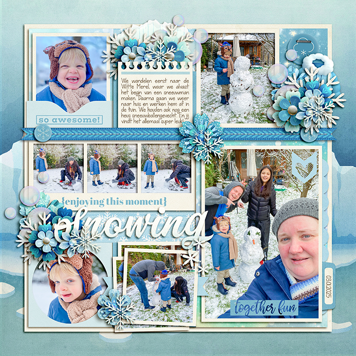 Digital Scrapbook Pack | Brushes and Stamps for January by Connection ...