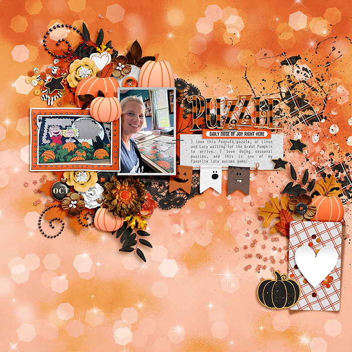 Digital Scrapbook Kit | Black & White: October Digital Scrapbooking Kit ...