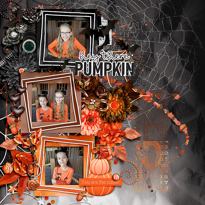 Digital Scrapbook Kit | Black & White: October Digital Scrapbooking Kit ...