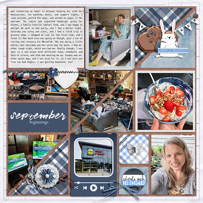 Digital Scrapbook Pack | Black & White: September Journal Cards by ...