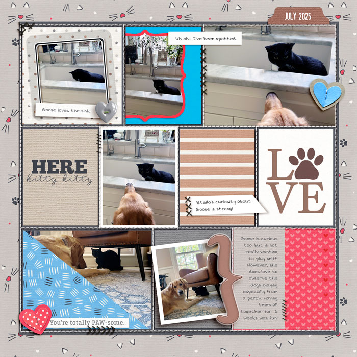 Digital Scrapbook Template Pack | Catch Up Templates Bundle by ...