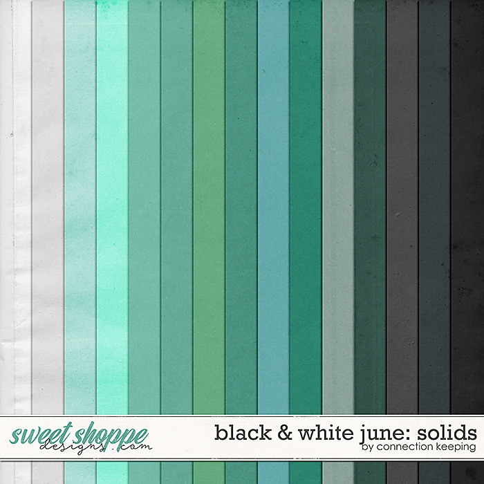 Digital Scrapbook Bundle| Black & White: June Bundle by Connection ...