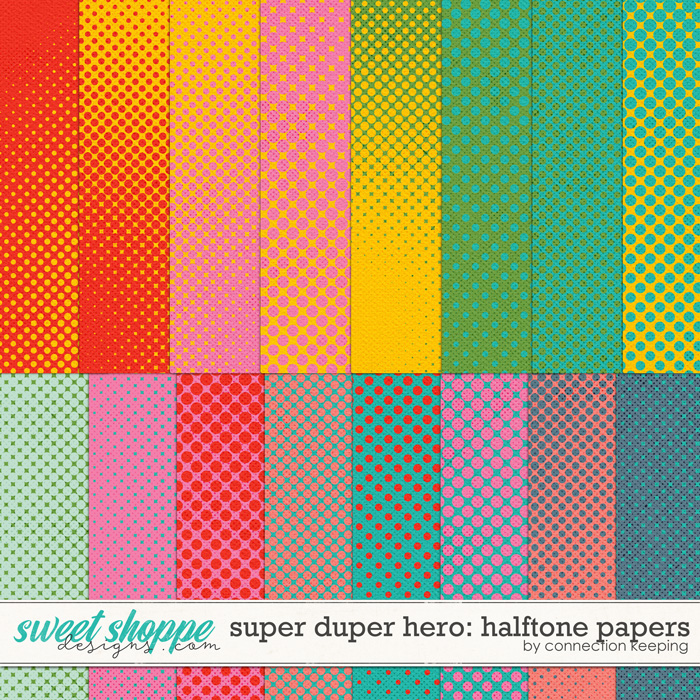 Digital Scrapbook Bundle | Super Duper Hero Bundle by Connection ...