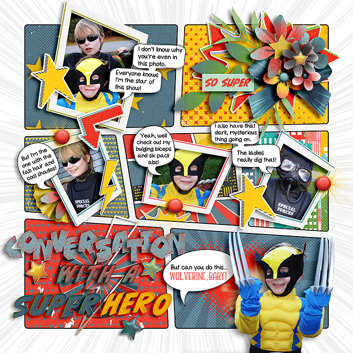 Digital Scrapbook Bundle | Super Duper Hero Bundle by Connection ...