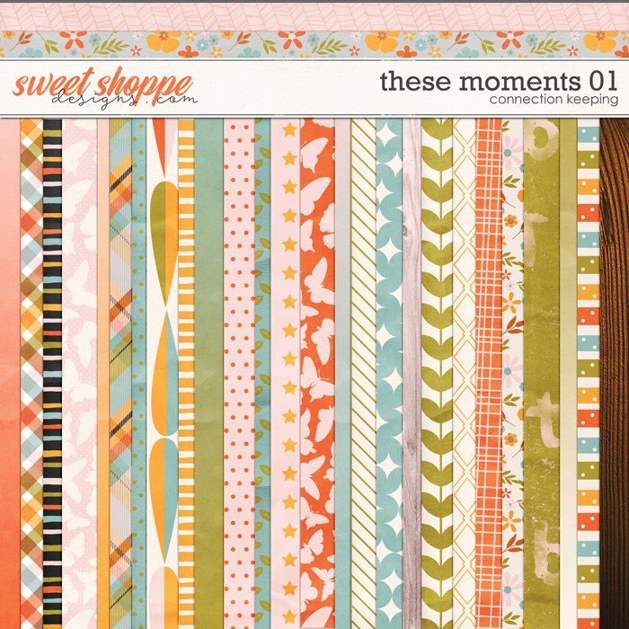 Digital Scrapbook Kit | These Moments 01 by Connection Keeping | Sweet ...