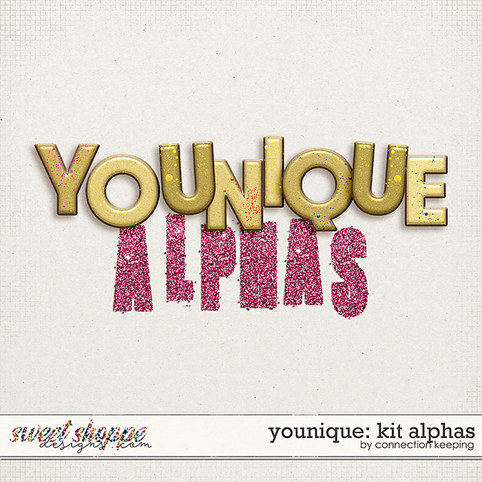 Digital Scrapbook Pack | Younique Kit by Connection Keeping | Sweet ...