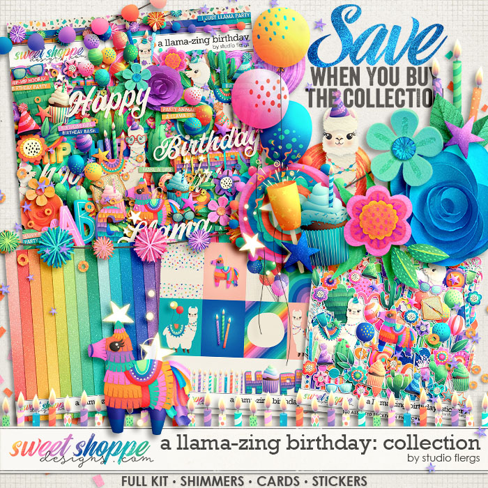 A Llama-zing Birthday: COLLECTION & *FWP* by Studio Flergs
