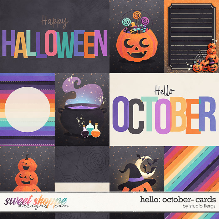 Hello: October- CARDS by Studio Flergs