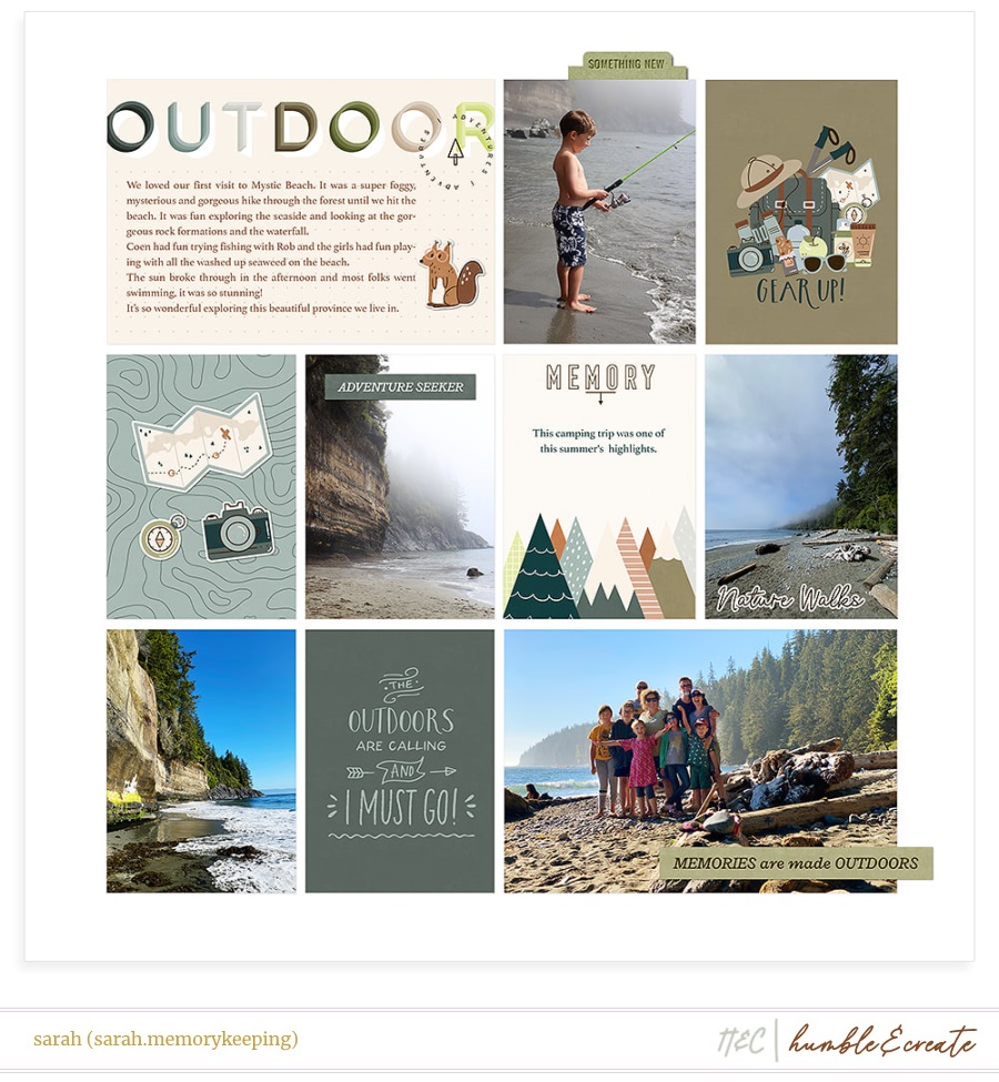 Outdoor Adventure | Journal Cards
