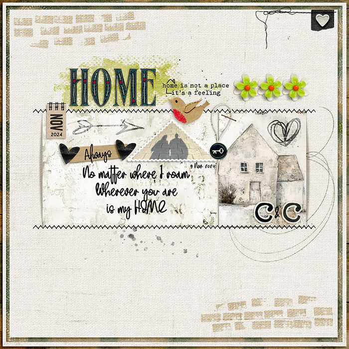 No Place Like Home Alpha by Pink Reptile Designs