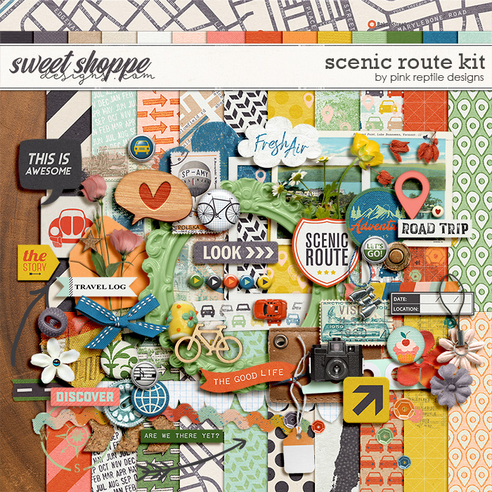 Scenic Route Bundle by Pink Reptile Designs