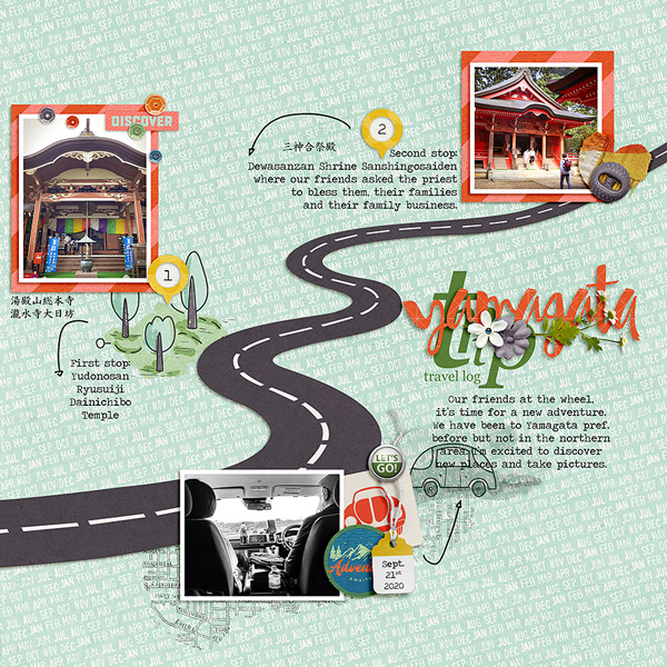 Scenic Route Templates by Pink Reptile Designs