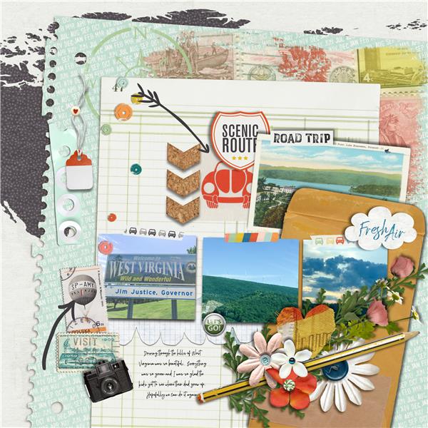 Scenic Route Templates by Pink Reptile Designs