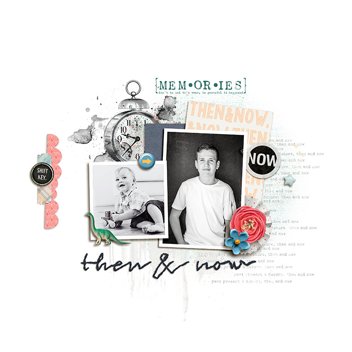Then & Now Templates by Pink Reptile Designs