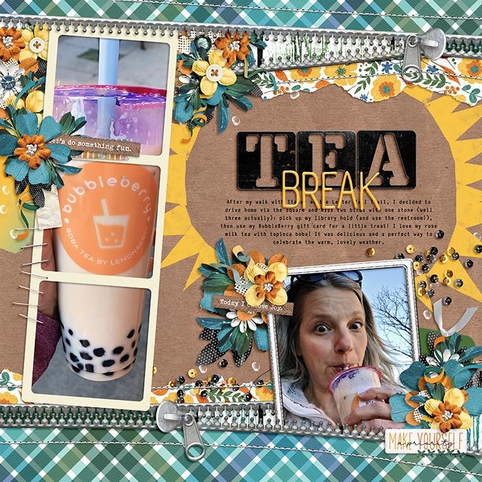 Digital Scrapbook Template Pack | Zipper Templates 01 by Connection ...