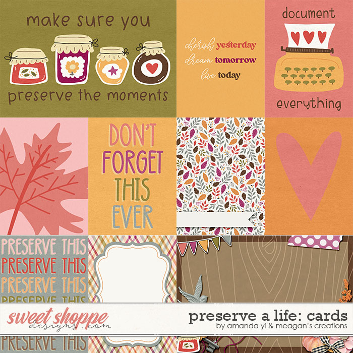 Preserve a Life: Cards by Amanda Yi & Meagan's Creations