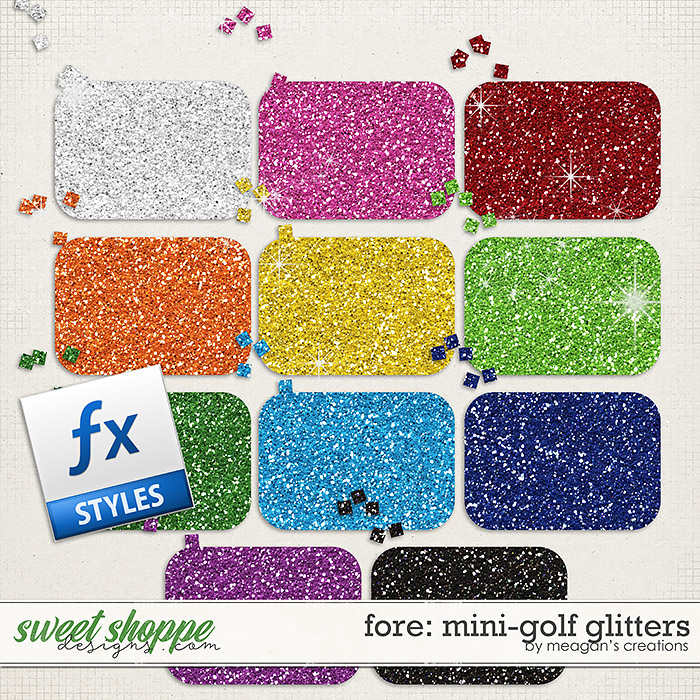Fore: Mini-Golf Glitters by Meagan's Creations