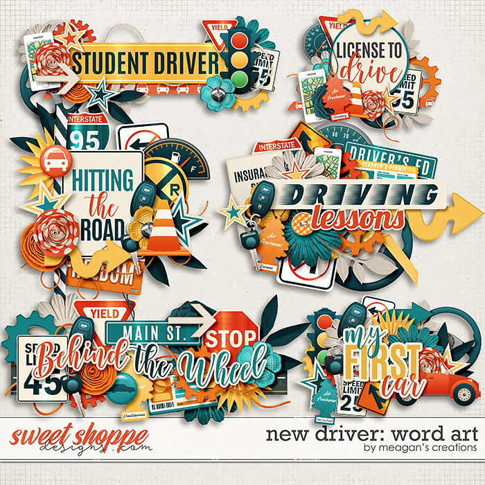 New Driver: Word Art by Meagan's Creations