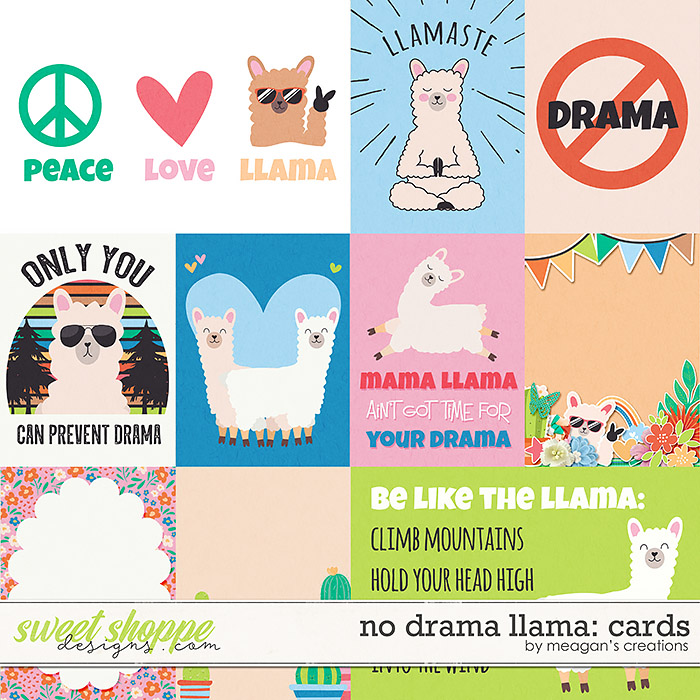 No Drama Llama: Cards by Meagan's Creations
