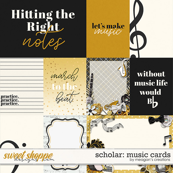 Scholar: Music Cards by Meagan's Creations