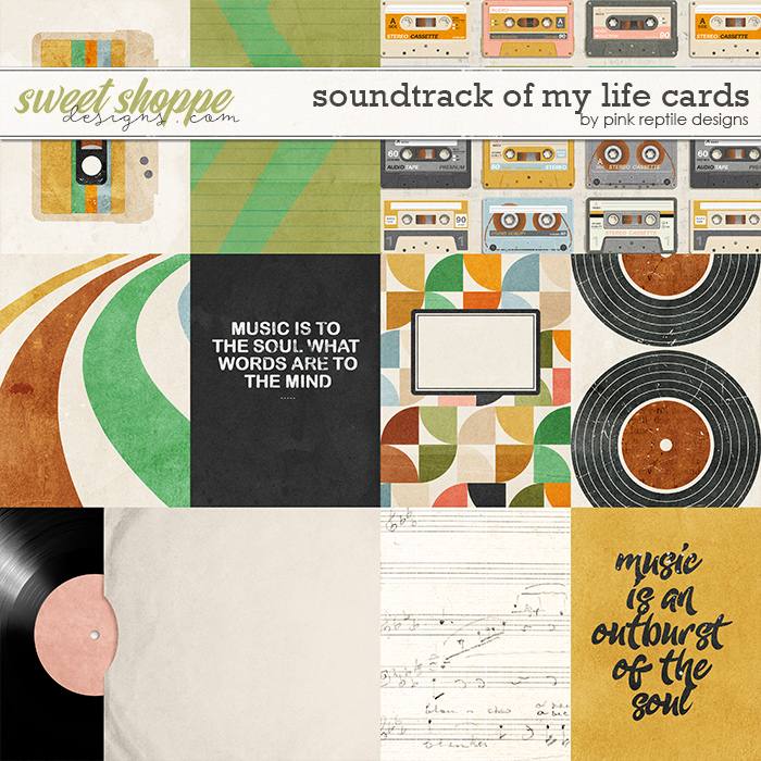 Soundtrack Of My Life Cards by Pink Reptile Designs
