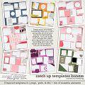 Digital Scrapbook Template Pack | Catch Up Templates Bundle by ...