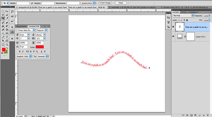 Tutorials by Sweet Shoppe Designs » Text On A Path